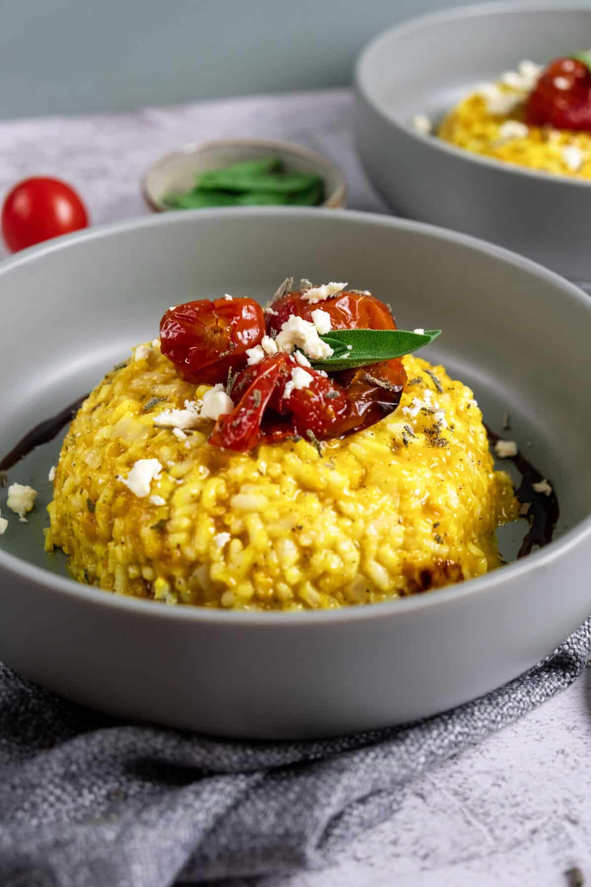 Roast Pumpkin and Feta Risotto (with Sage) - Athlete Lunchbox