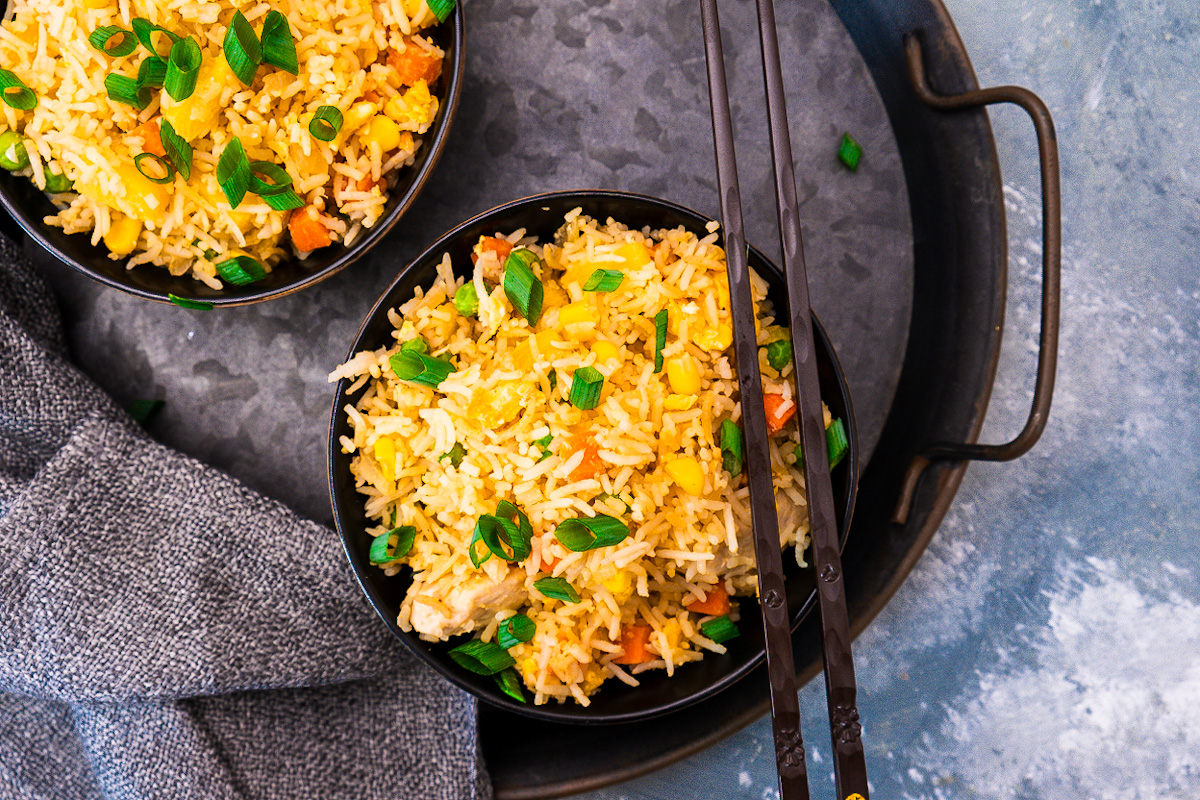 Pineapple Chicken Fried Rice (Meal Prep) - Athlete Lunchbox