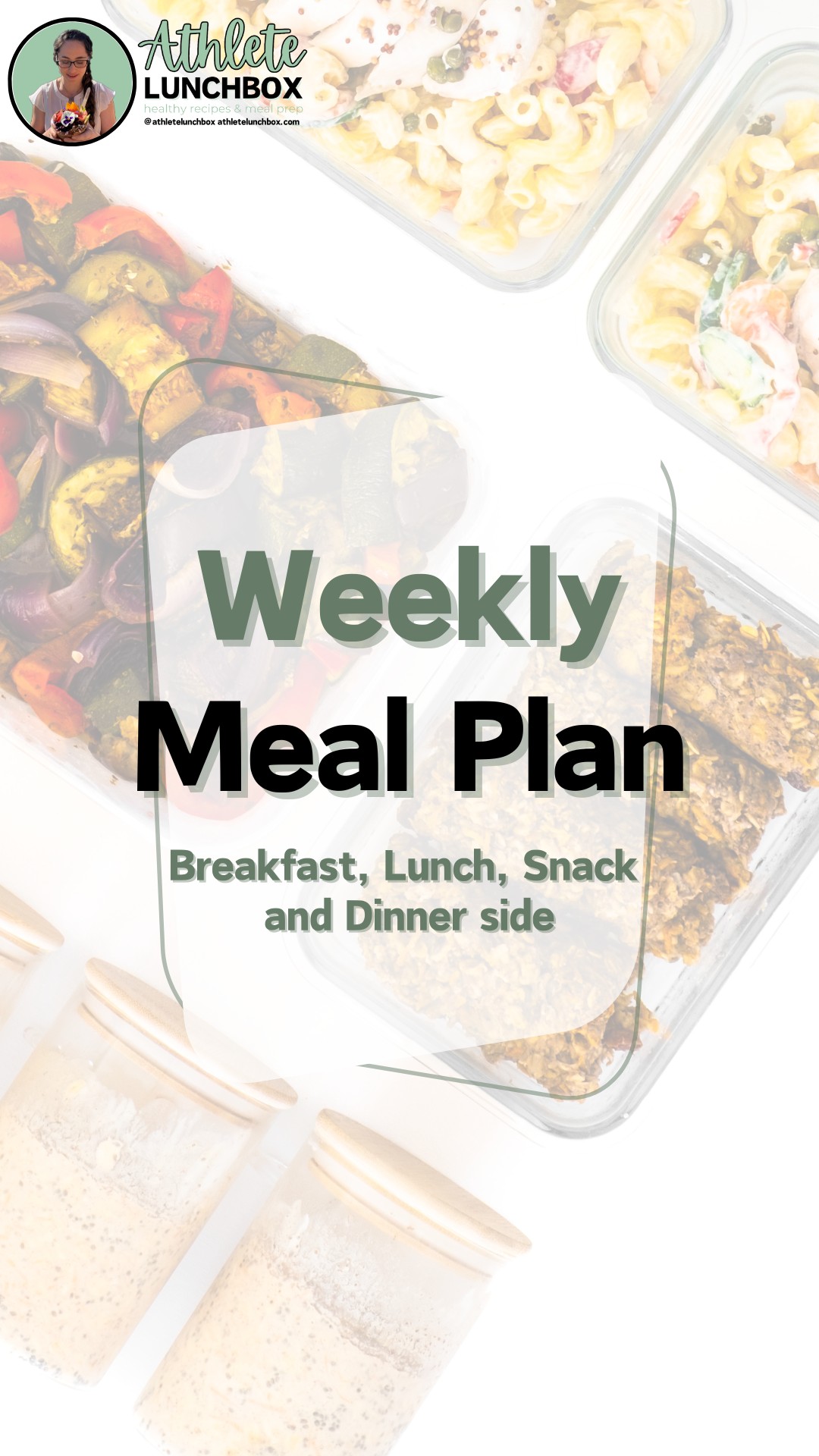 Weekly Meal Plan (with Grocery List and PDF Download) - Athlete Lunchbox
